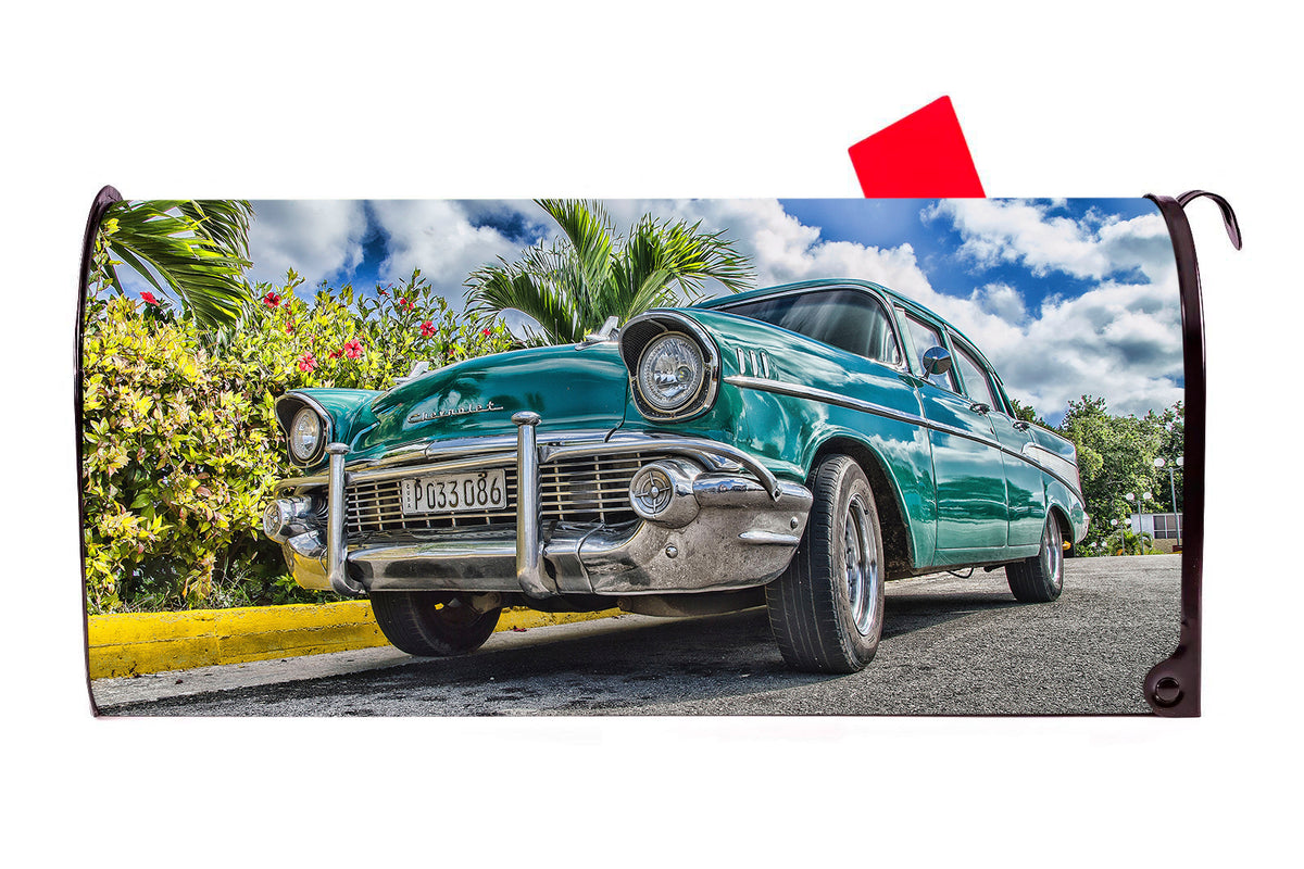 57 Chevy Chevrolet Magnetic Mailbox Cover – Mailbox Covers for You