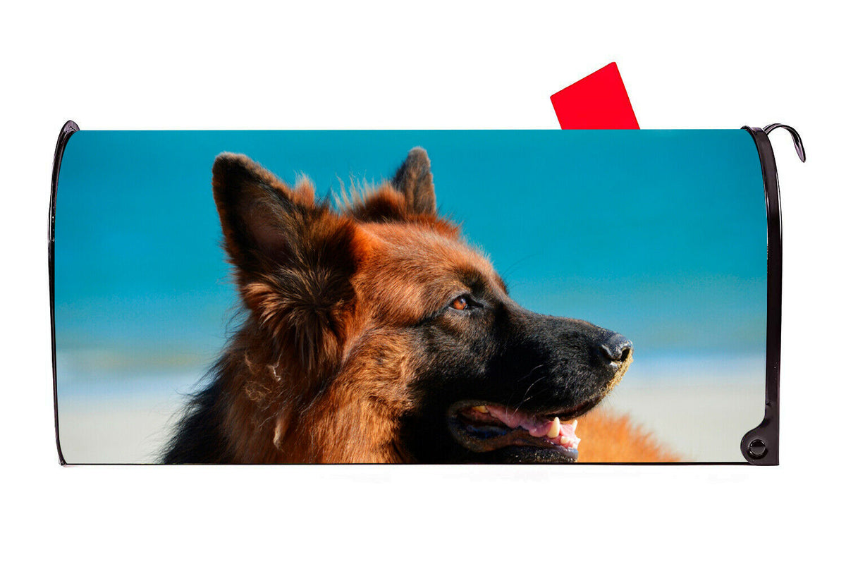 German Shepherd Dog Vinyl Magnetic Mailbox Cover Made in the USA ...