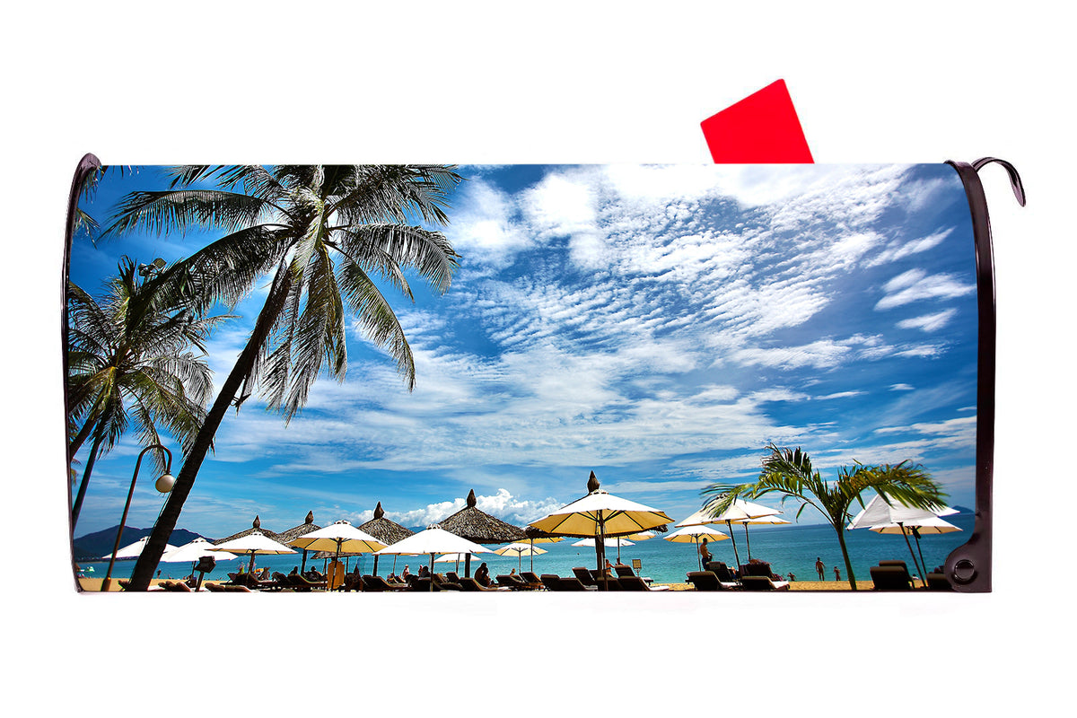Beach Scene Magnetic Mailbox Cover – Mailbox Covers for You