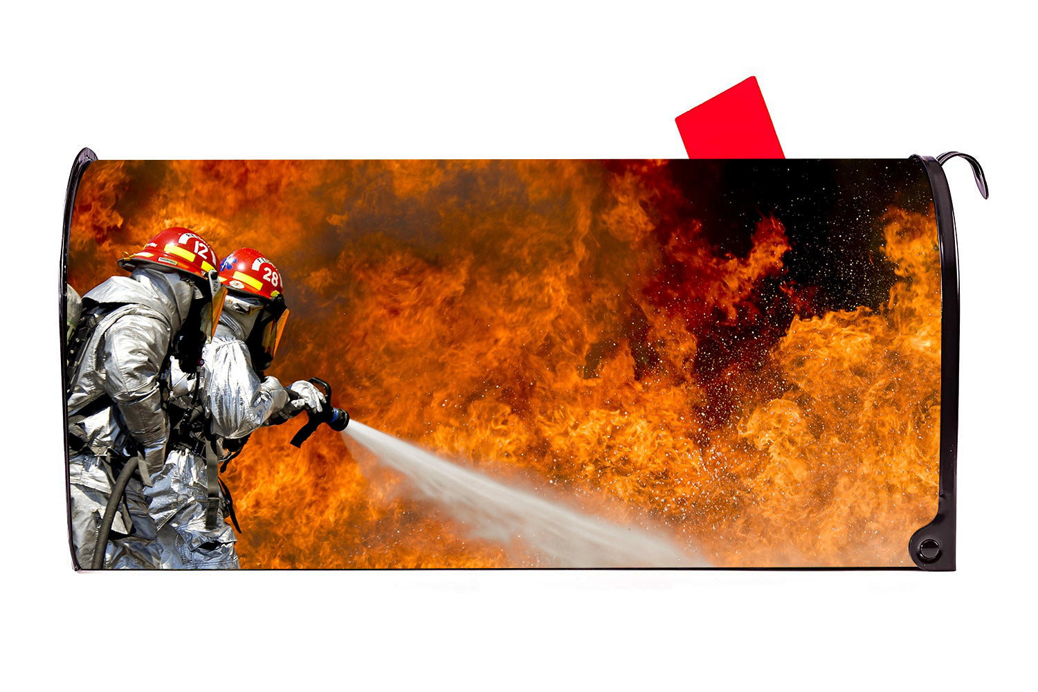 Firefighter Fireman 3 Magnetic Mailbox Cover – Mailbox Covers for You