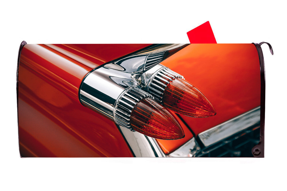 Old Cadillac Tail Lights Magnetic Mailbox Cover – Mailbox Covers for You