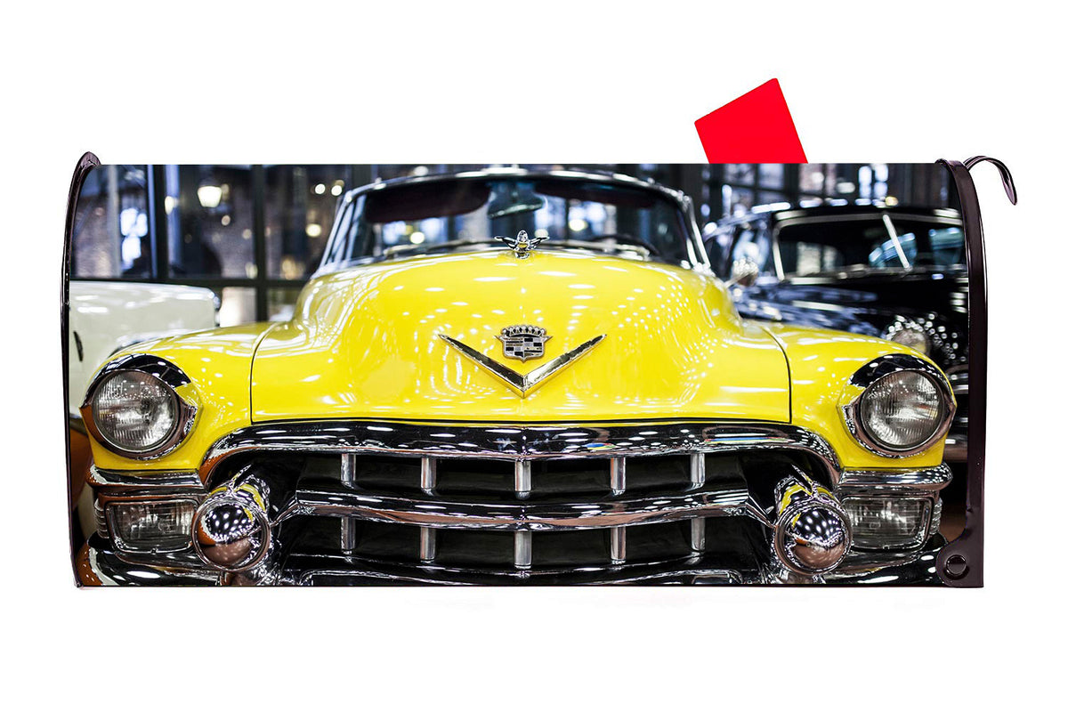 Old Cadillac Magnetic Mailbox Cover – Mailbox Covers for You