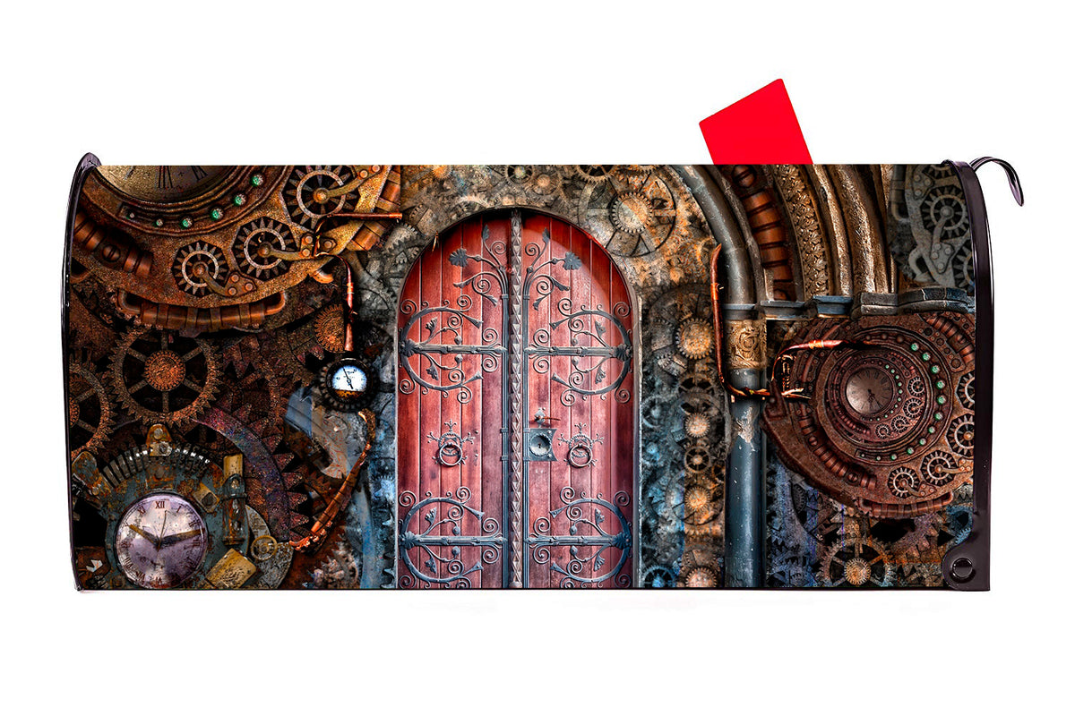 Steampunk Magnetic Mailbox Cover – Mailbox Covers for You